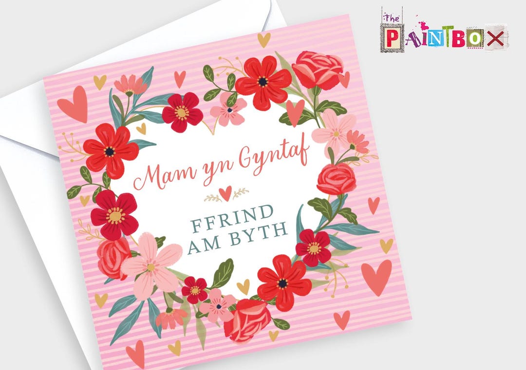 Mam Yn Gyntaf, Ffrind Am Byth - First My Mam, Forever My Friend - Etsy