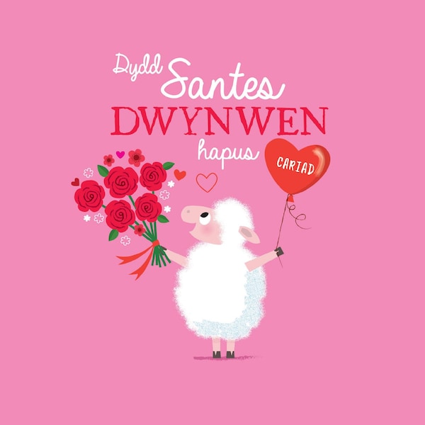 St Dwynwen Day Card - Etsy