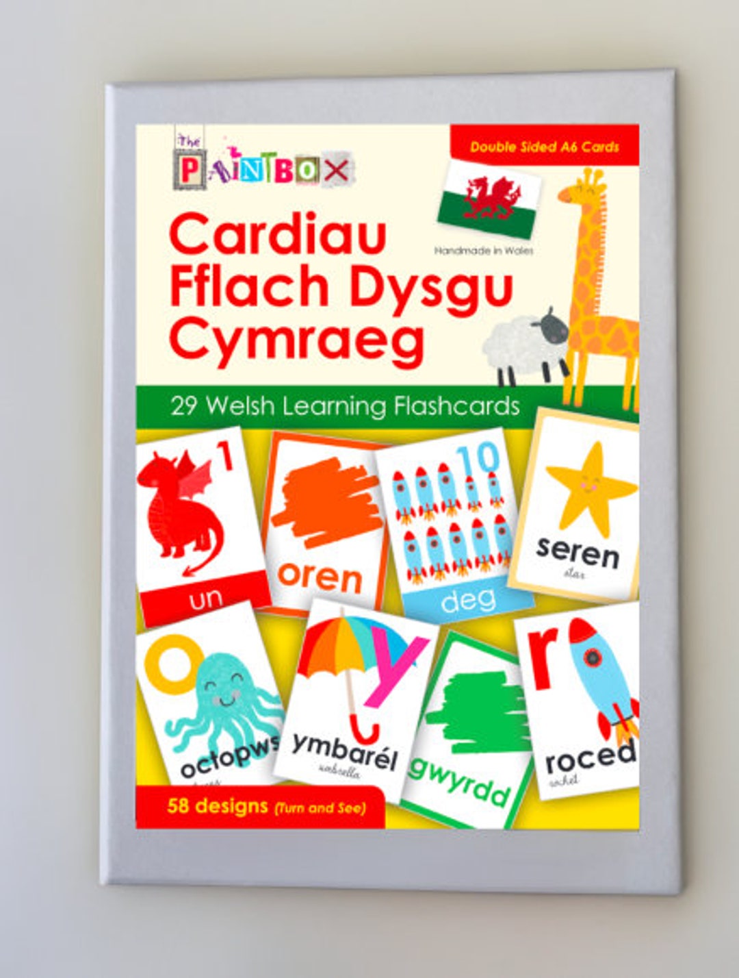 Cardiau Fflach Dysgu Cymraeg (welsh Learning Flashcards) - Etsy UK