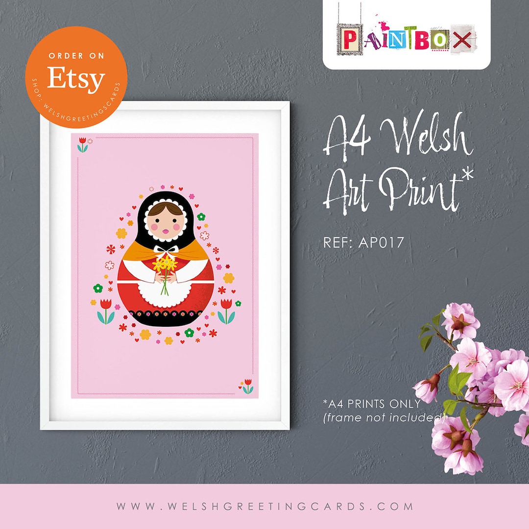 Welsh Lady Art Print - Etsy