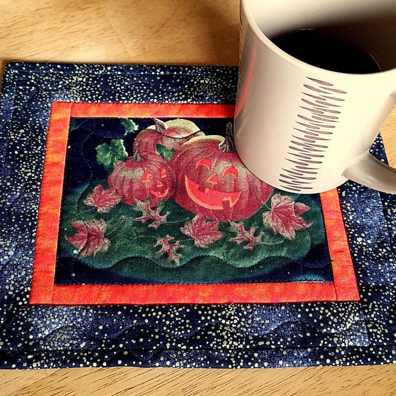 Halloween Mug Rug - Etsy