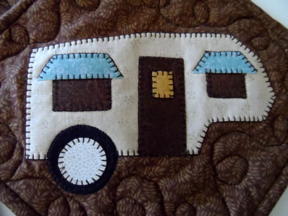EASY RV Applique 5th Wheel Camper Trailer Pattern, Digital Download PDF ...