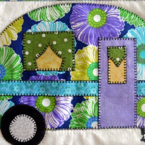 Vintage Camper Trailer APPLIQUE PATTERN, Instant Digital PDF Download ...