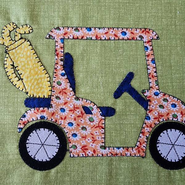 Golf Applique - Etsy