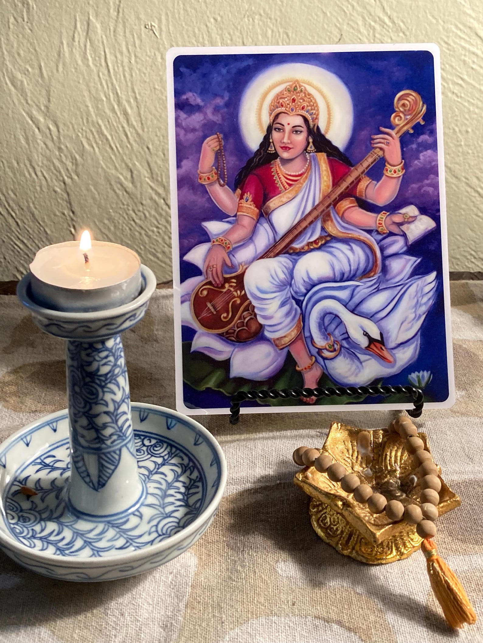 Saraswati , Goddess of Music and Art - Etsy