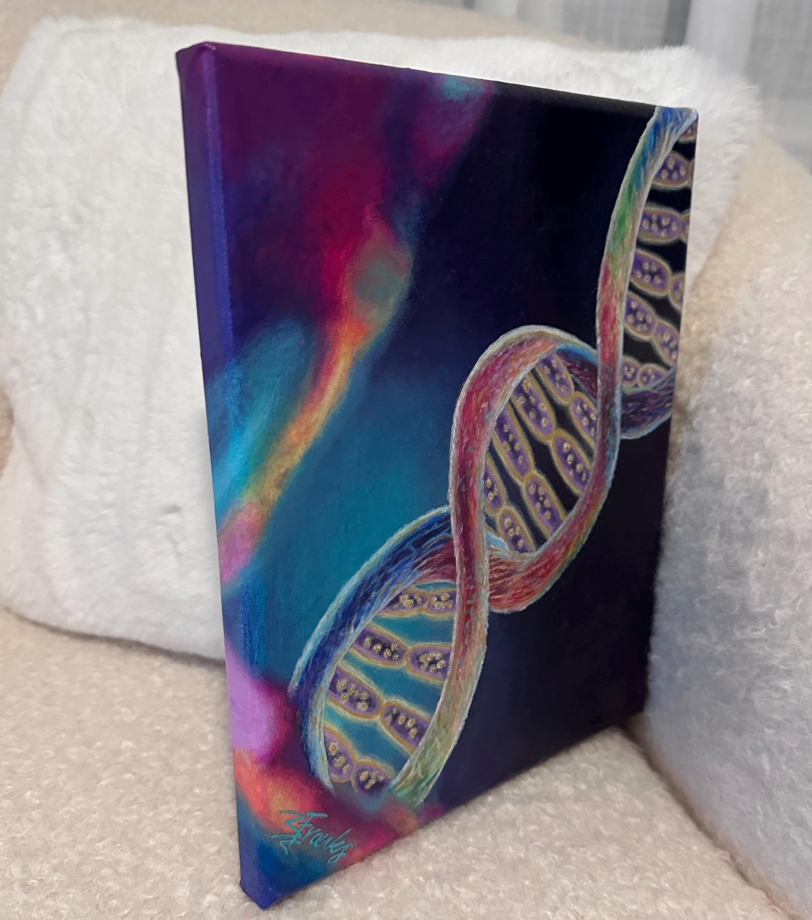 Original Acrylic Art/divine DNA Within/inspirational Art/christian Art ...