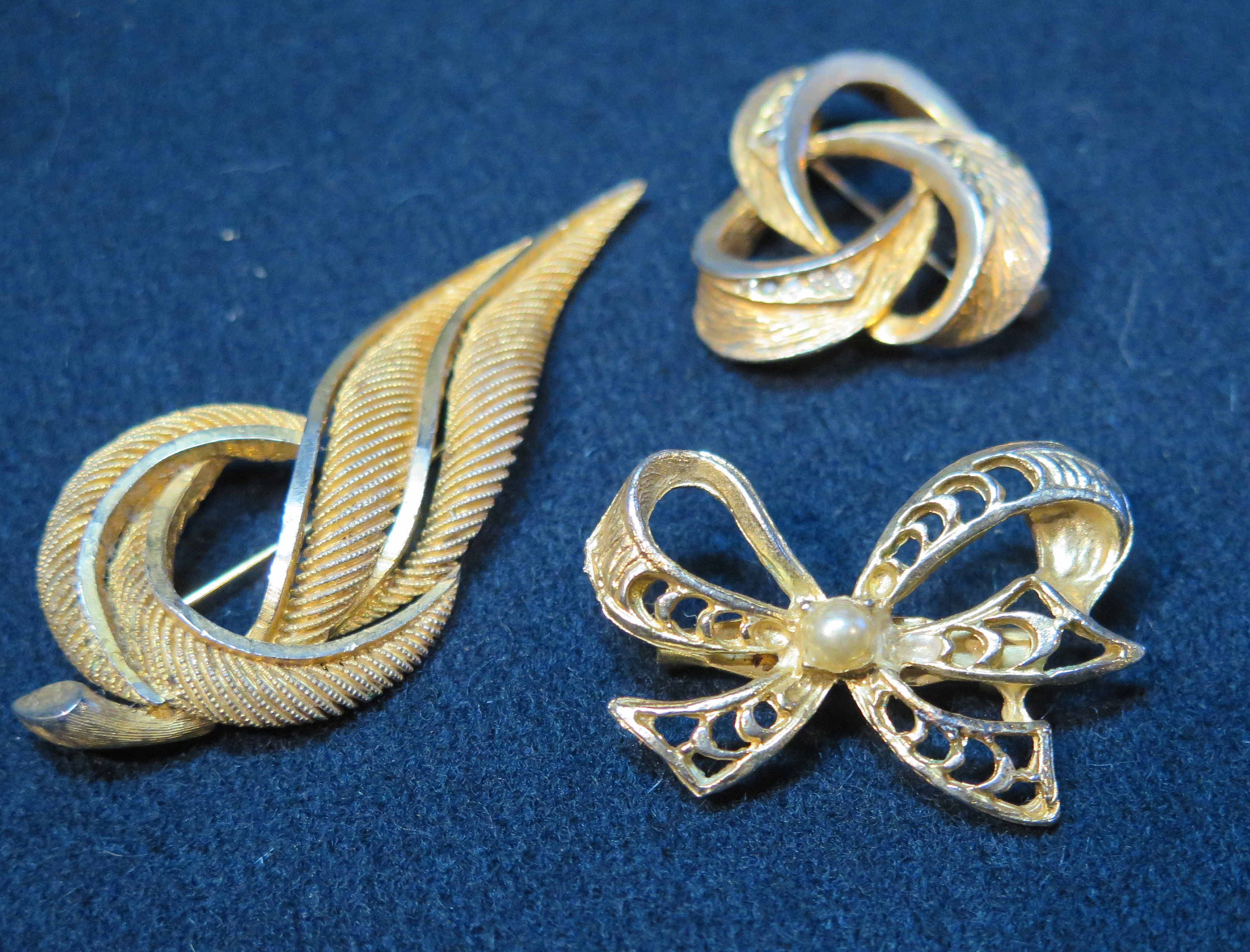 Set of 3 Fancy Brooches Vintage Jewelry From France 1960 - Etsy