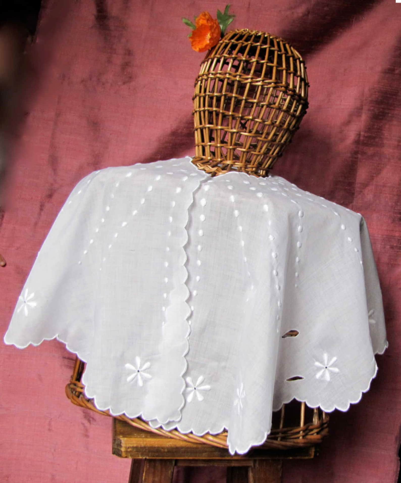 Antique Rarity Beautiful Vintage Fine Handmade Morning Cape - Etsy