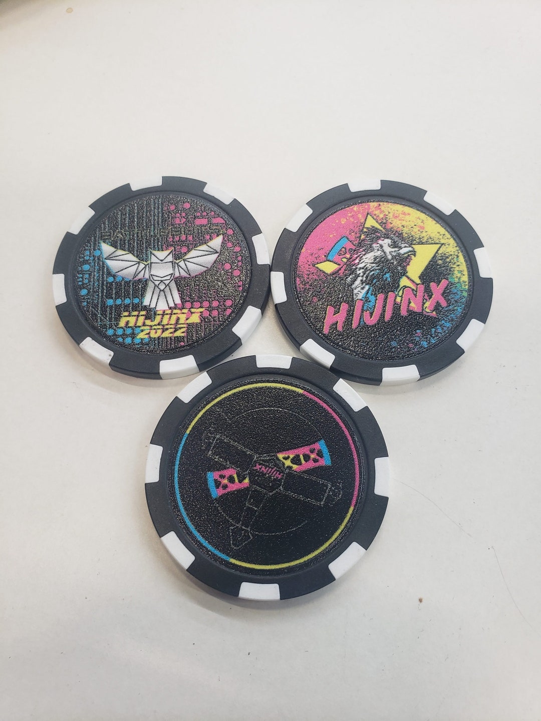 Hijinx Poker Chips THREE PACK for Battlebots 2022 - Etsy