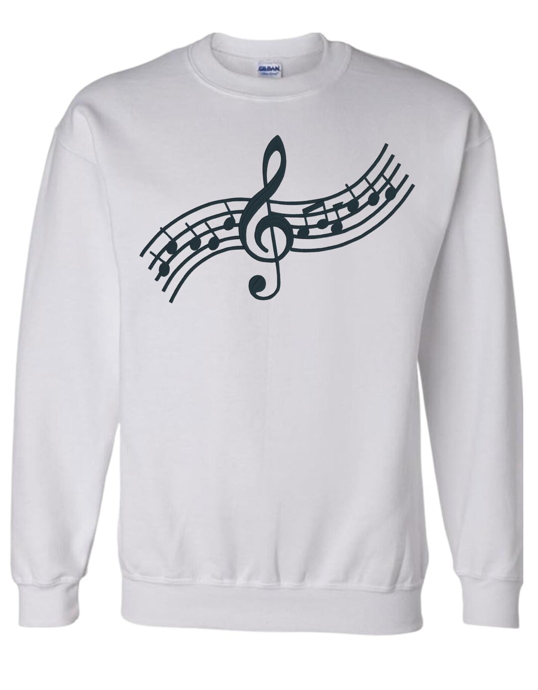 Music Notes Machine Embroidery Pattern: Inspirational Quote (download ...