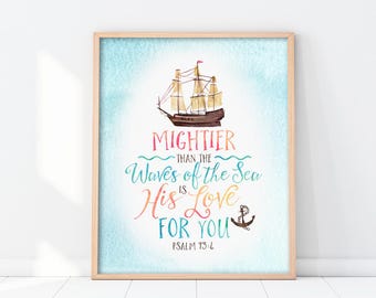 Nautical bible verse | Etsy