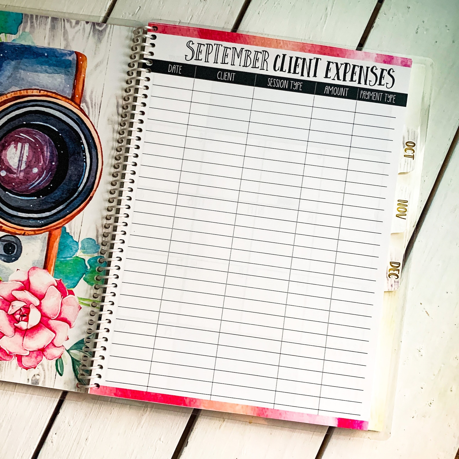 Photographers Keepall Custom Appointment Book you Choose - Etsy