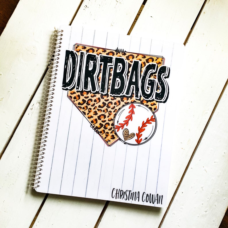 Personalized Softball & Baseball Sports Scorebook 50 Games | Etsy