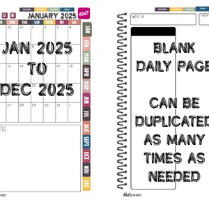 2025 Phonelife Simple Calendar Digital Planner | Jan - Dec 2025 | for ...