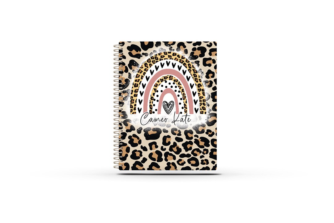 Teacher Planner - You Choose Layout - July to June - LEOPARD RAINBOW - Etsy