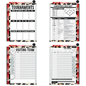 Digital Softball & Baseball Sports Scorebook - for Goodnotes App | 25 ...