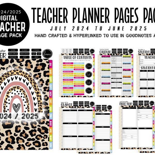 2024 2025 Teacher Planner - Etsy