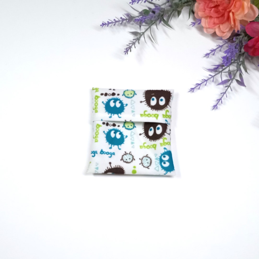 Reusable Pad Wrapper, Envelope Wet Bag, Cup Storage Small 3.5 X 3.5 ...