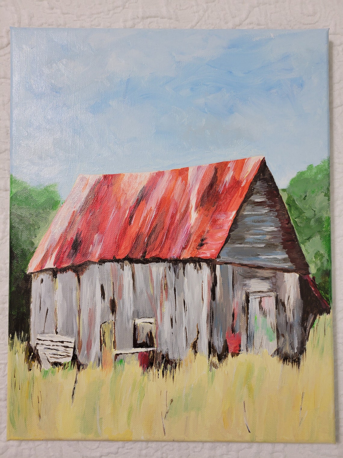 Red Roof Barn - Etsy