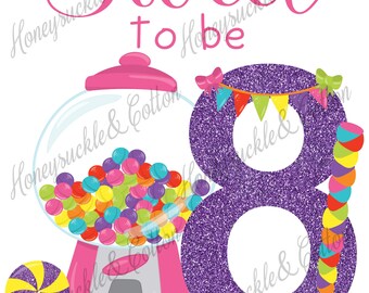 Sweet Sassy Seven PNG 7th Birthday Girl Birthday - Etsy