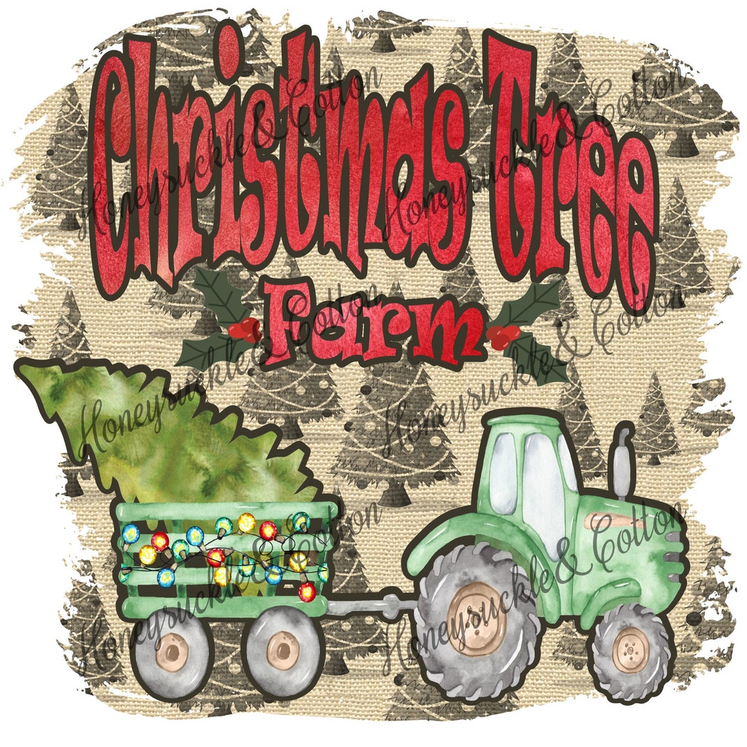 Christmas Tree Farm, Christmas PNG - Etsy