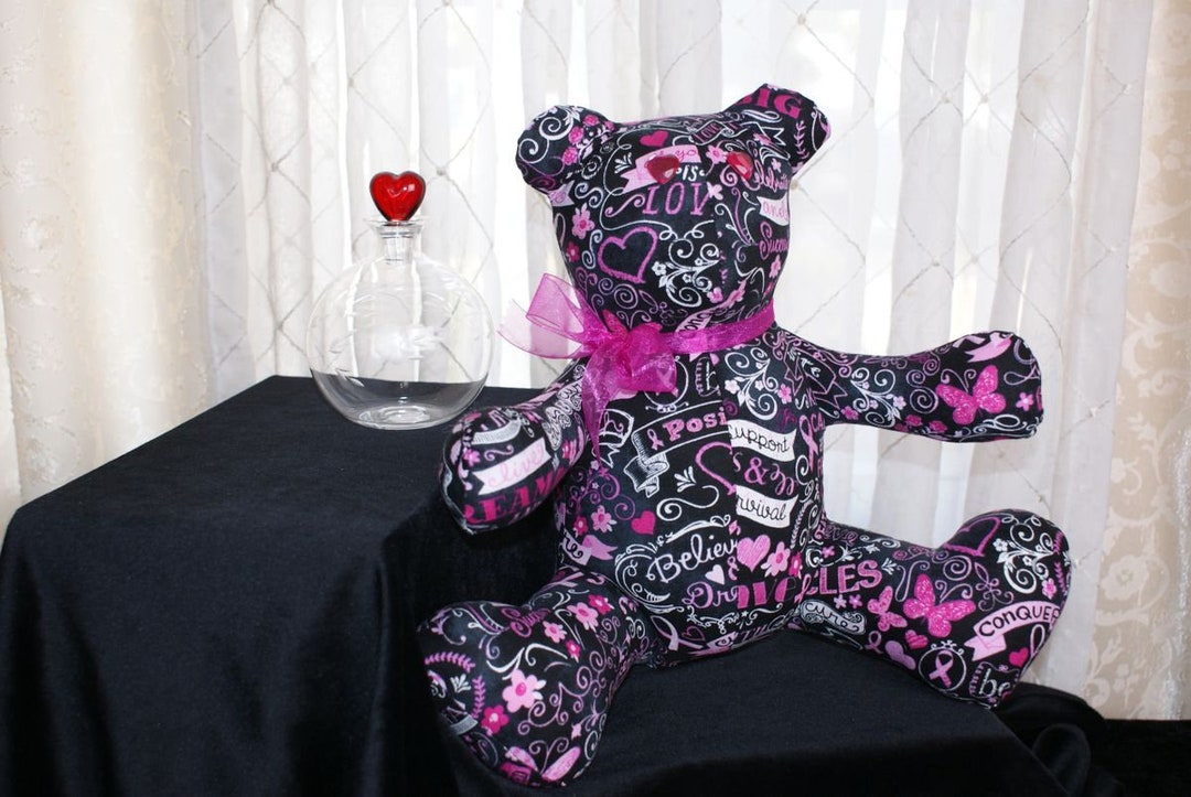 Breast Cancer Bear - Etsy