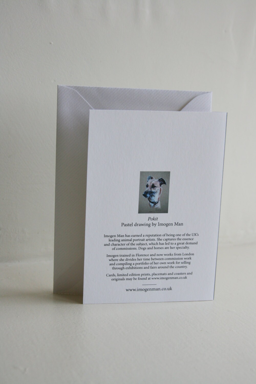 Pokit - A6 Blank Greetings Card of a Lurcher Drawn by Imogen Man - Etsy UK