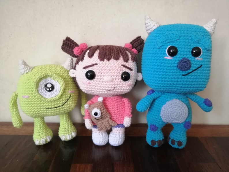 Funko Amigurumi Funko Crochet Monster Inc Etsy