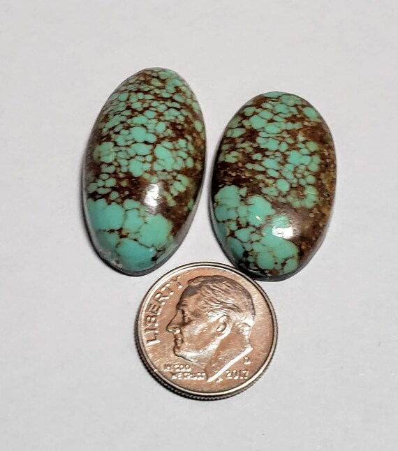 Number Eight Turquoise Cabs - Gem