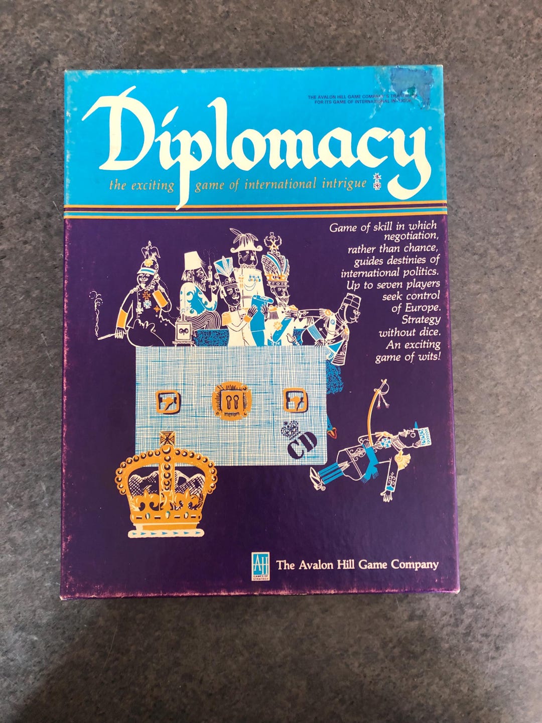 Diplomacy Board Game 1976 Avalon Hill - Etsy