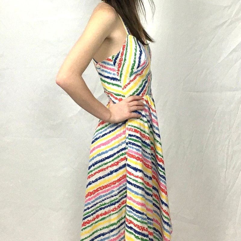 Stripe Sun Dress - Etsy