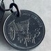 Travel Coin Good Luck Keychain - Etsy