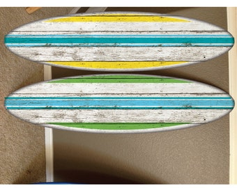 Wall hanging surf board surfboard decor hawaiian beach surfing | Etsy