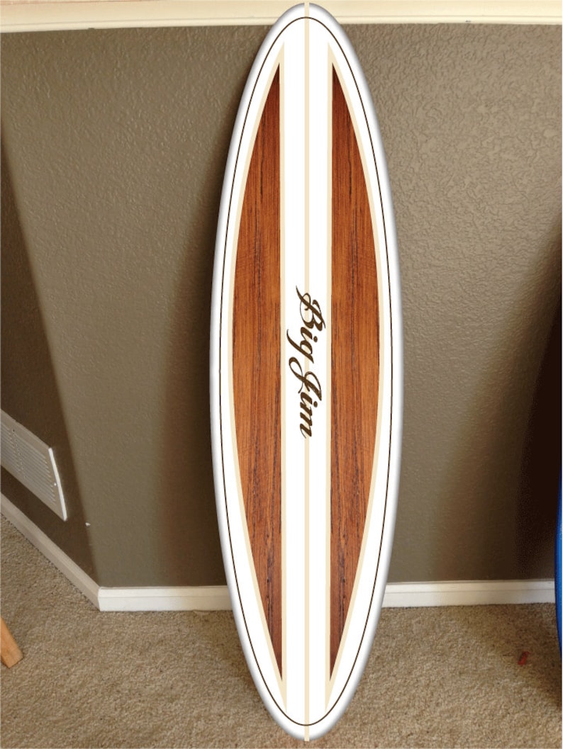 Wall Hanging Surf Board Surfboard Decor Hawaiian Beach Surfing Beach ...