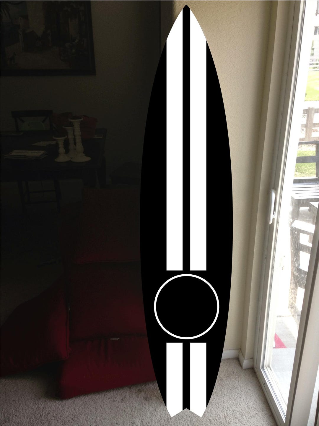 5' Epoxy Finish Surfboard Wall Hanging Surf Board - Etsy