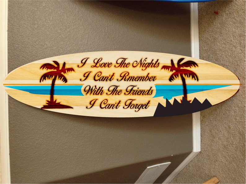 5' Epoxy Finish Surf Board Surfboard Decor Hawaiian Beach Surfing Beach ...