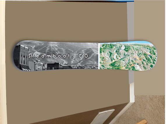 Snowboard decor snowboard decor Mountain skiing decor | Etsy