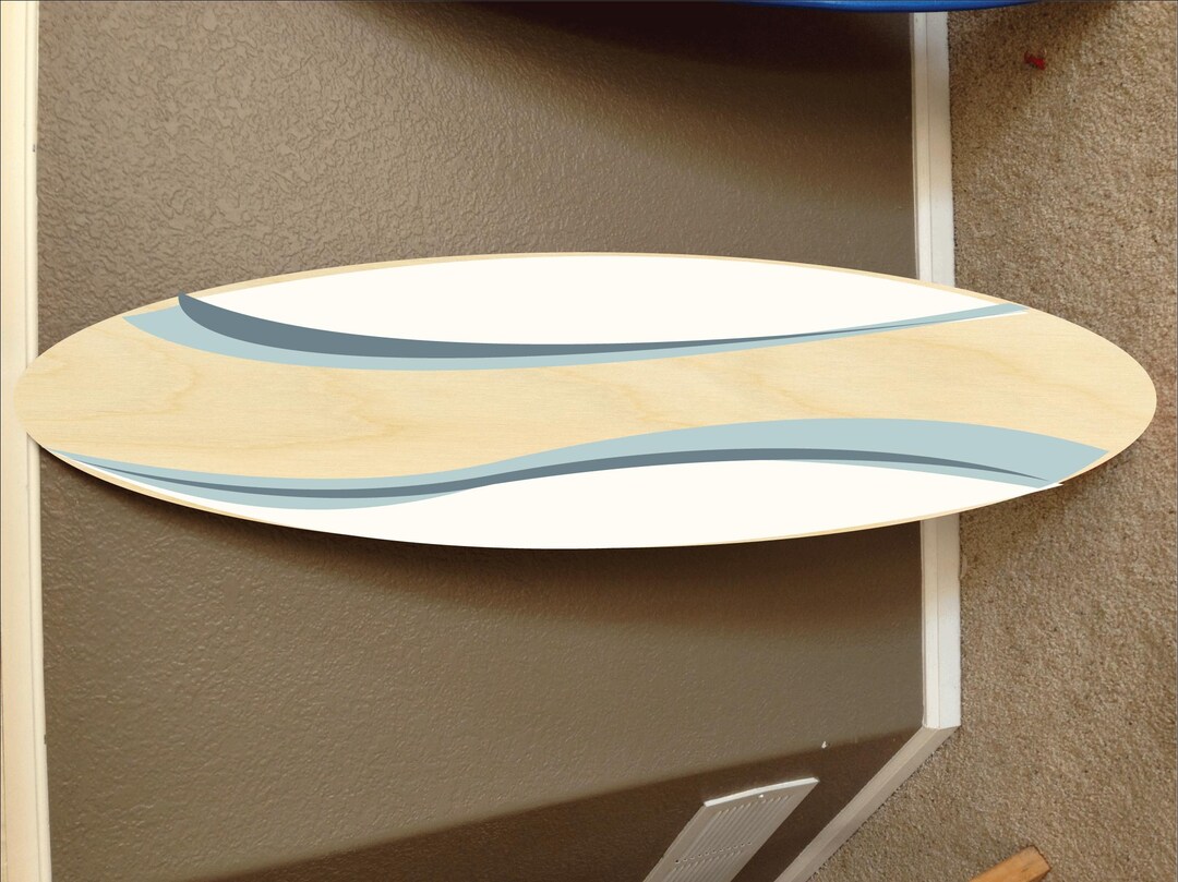 Custom 4ft Surfboard Wall Decor: Hawaiian Beach Art - Etsy