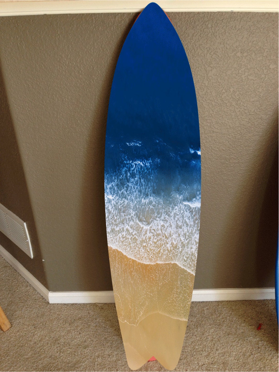 5' Epoxy Finish Surfboard Wall Hanging Surf Board - Etsy