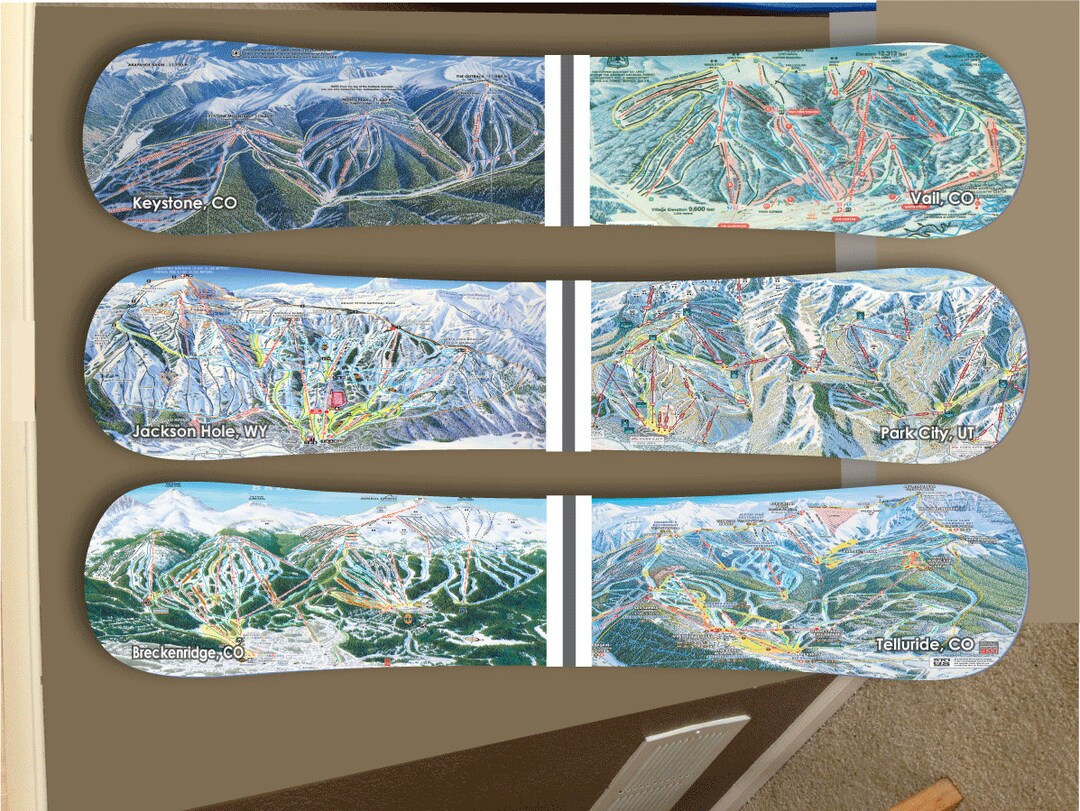 Snowboard Decor Snowboard Decor Mountain Skiing Decor - Etsy