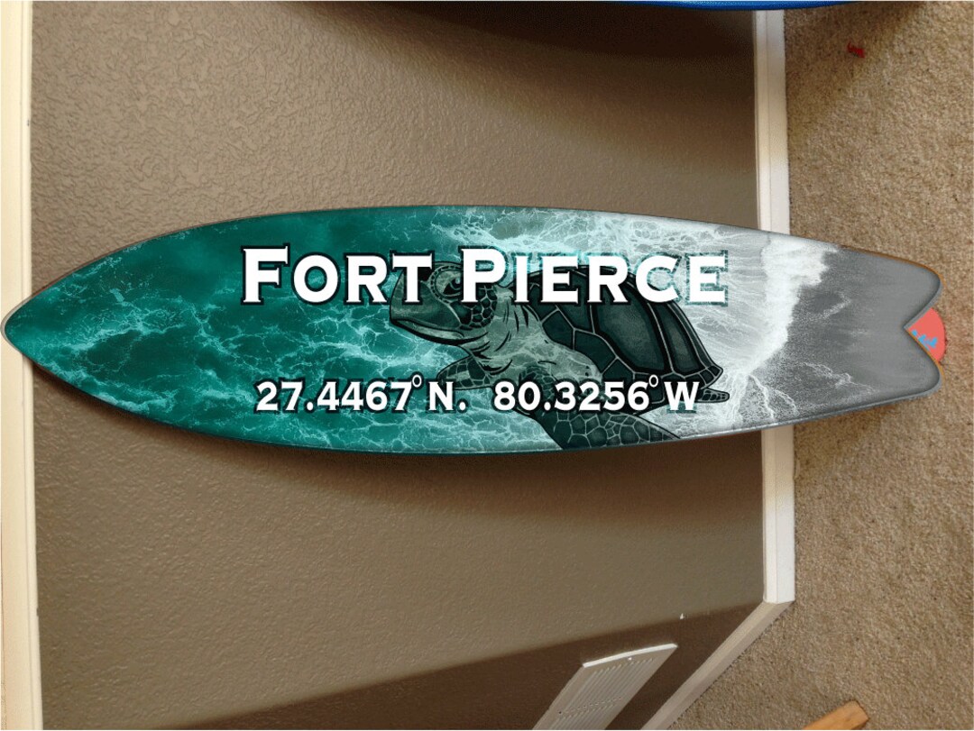 5' Epoxy Finish Surfboard Wall Hanging Surf Board - Etsy