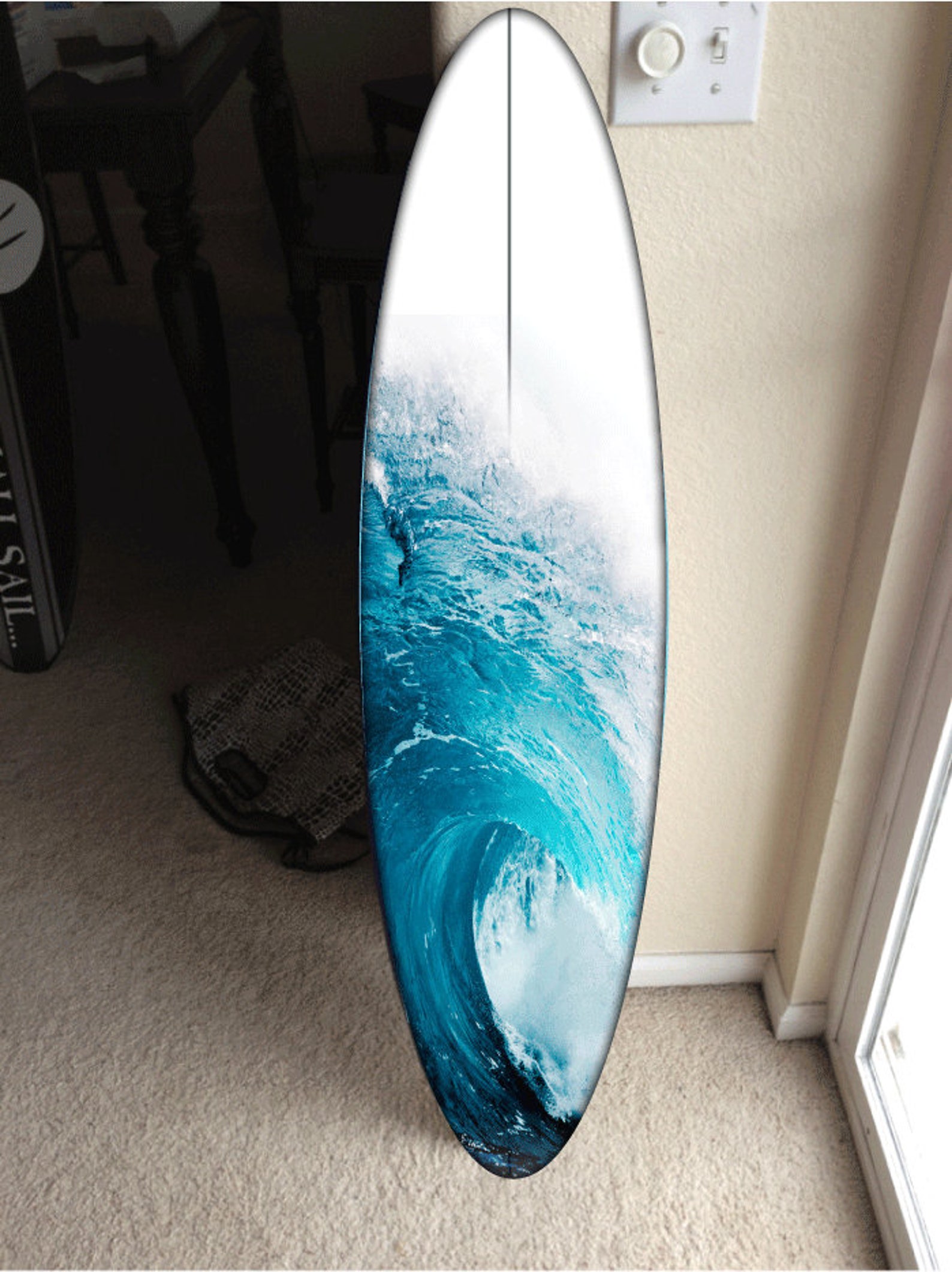 4' Wall Hanging Surf Board Surfboard Decor Hawaiian Beach Surfing Beach ...