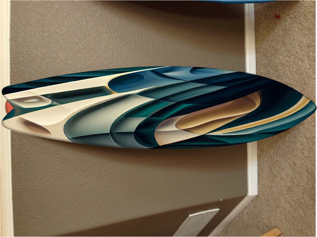 6' Epoxy Finish Surfboard Wall Hanging Surf Board - Etsy