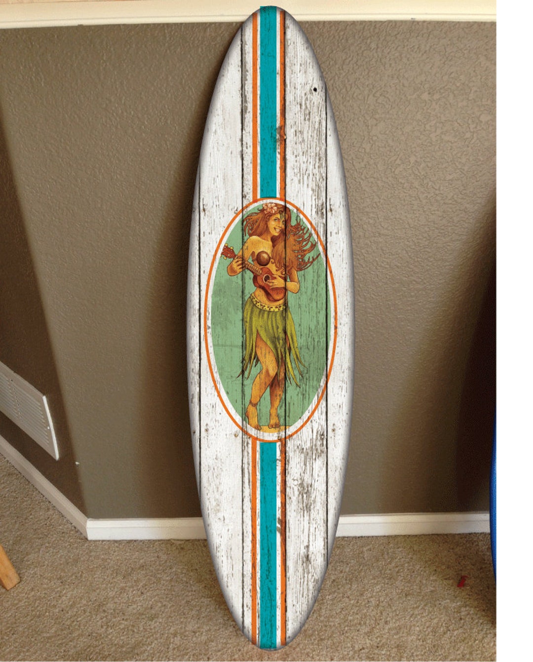 4' Wall Hanging Surf Board Surfboard Decor Hawaiian Beach - Etsy