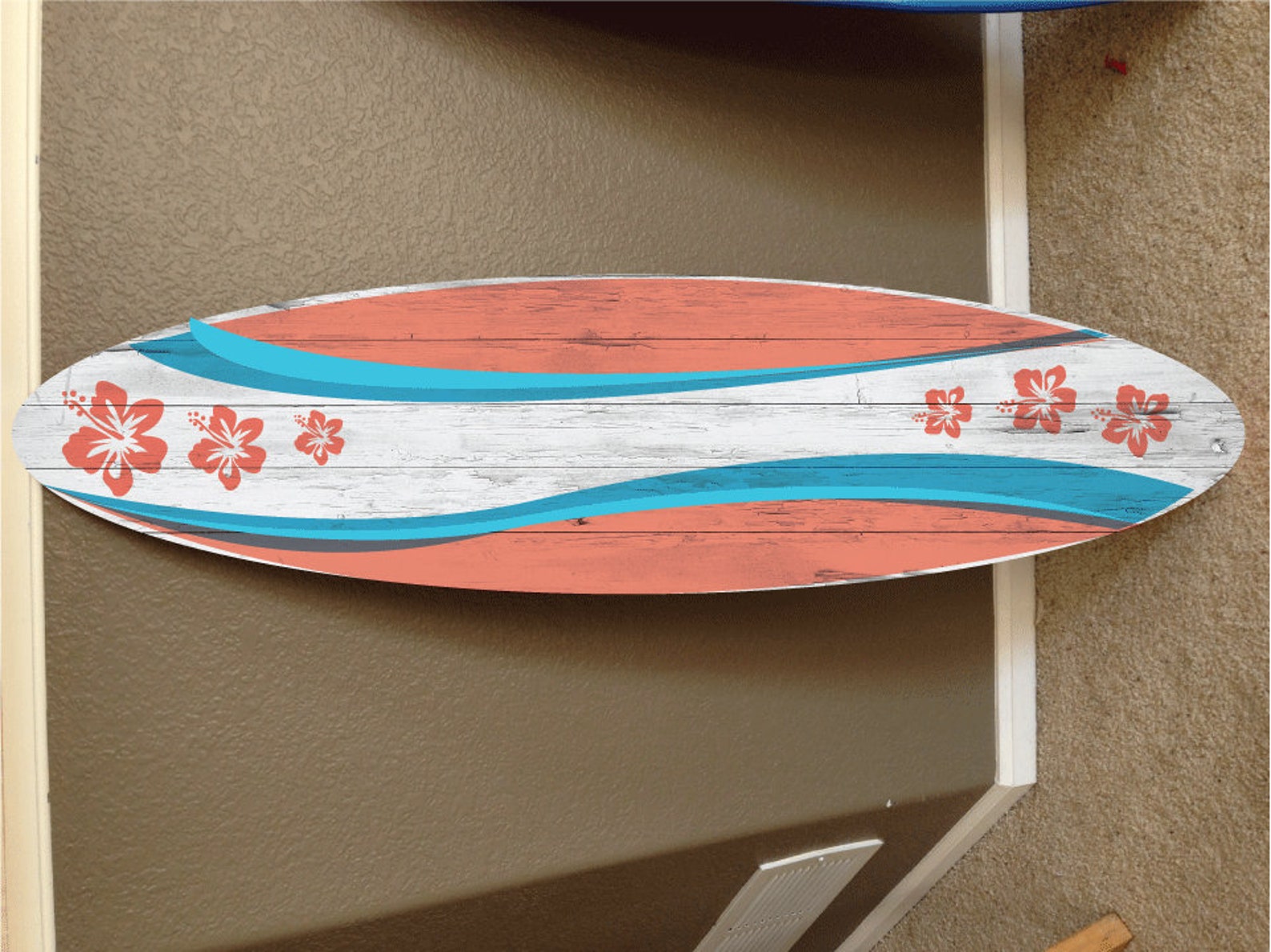 6' Epoxy Finish Surfboard Wall Hanging Surf Board - Etsy