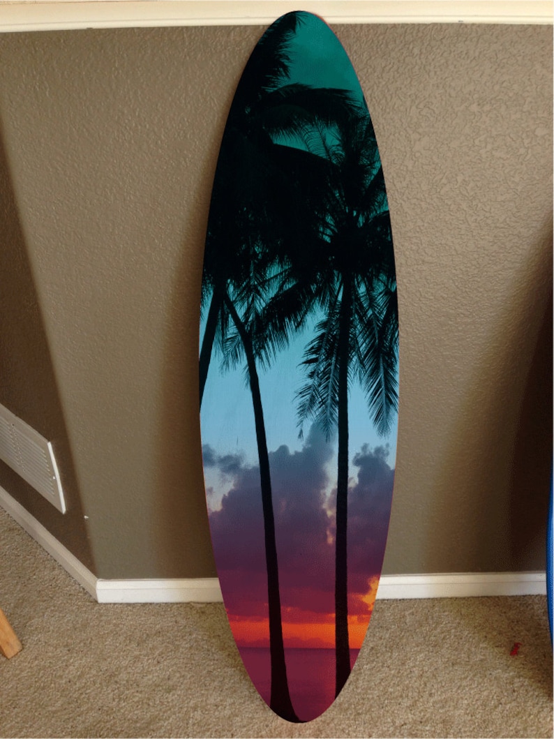 Surf Board Surfboard Decor Hawaiian Beach Surfing Beach Decor Pool ...