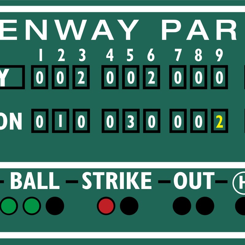 Fenway Green Monster Poster - Etsy