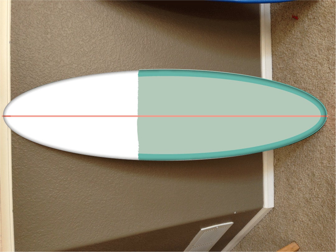 Custom Surf Board Decor, Surfboard Decor Hawaiian Beach Surfing Beach ...