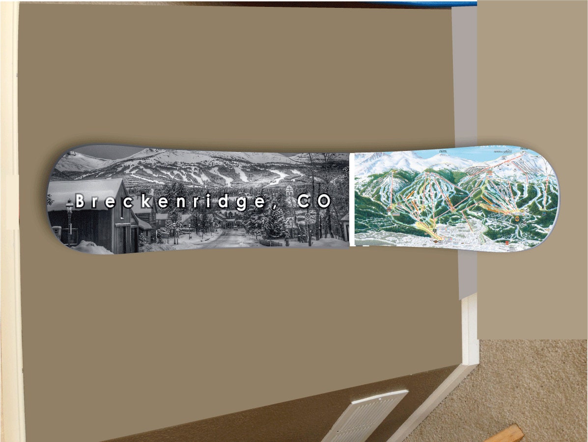 4' Snowboard Decor Snowboard Decor Mountain Skiing Decor - Etsy