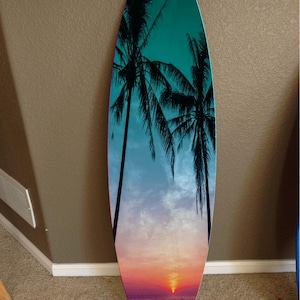 Custom Surfboard Decor: Hawaiian Beach Theme, Personalized Name - Etsy
